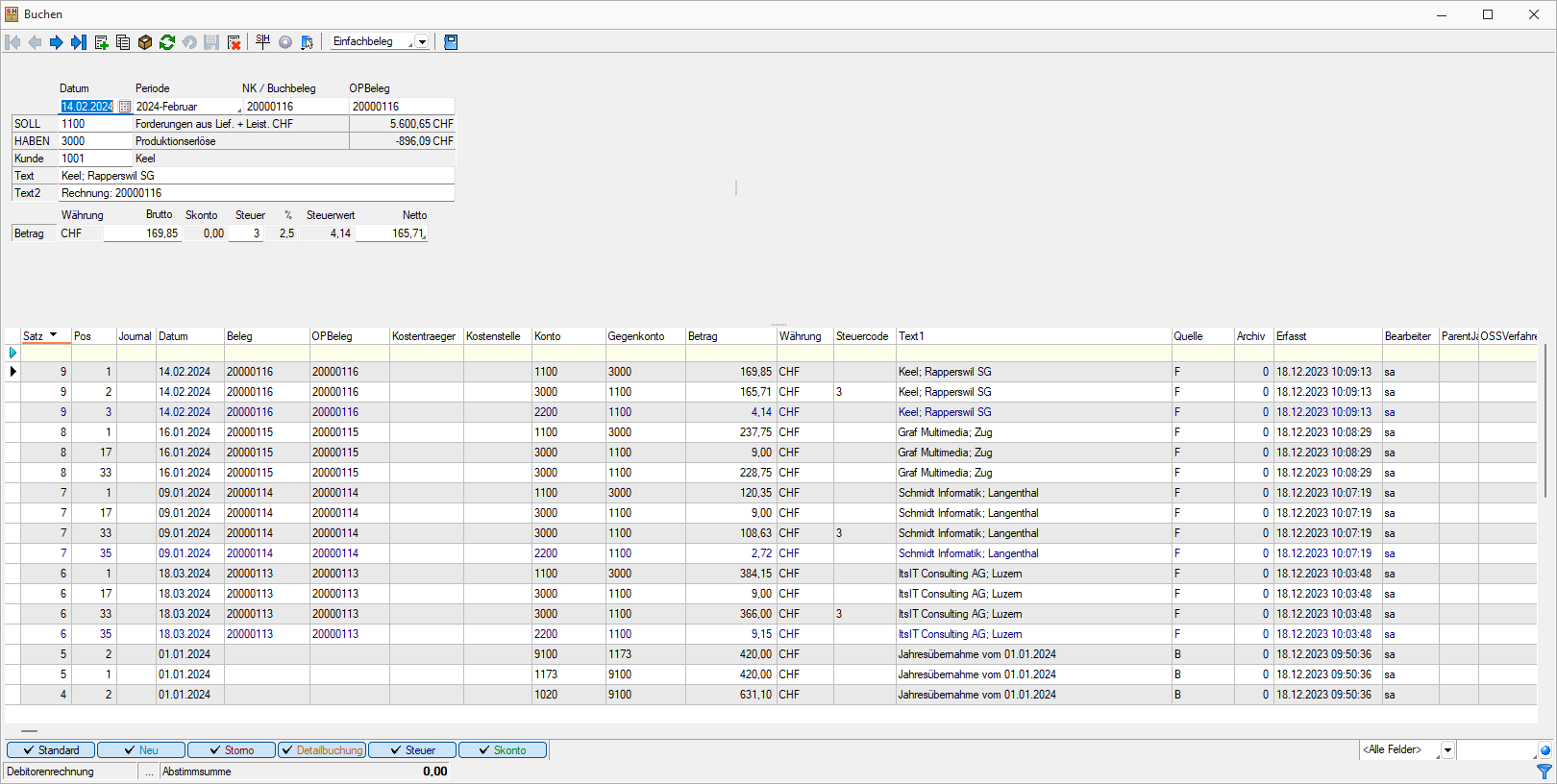 Fibu - SelectLine Business Software - selectline.ch DE